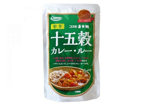 【楽天市場】j004136 Ju 直火焼 十五穀カレー・ルー（中辛） 110g4～5皿分【コスモ食品】【1～4個はメール便対応可】：奈良恵友堂