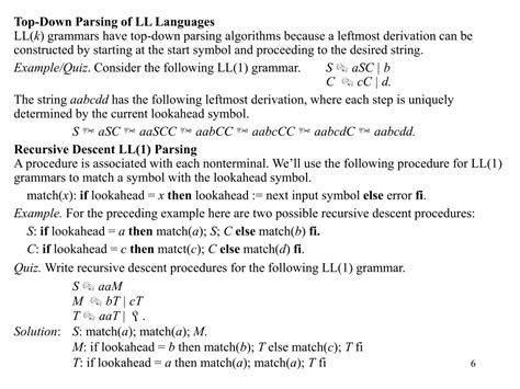 Ppt Llk Grammar And Context Free Languages Powerpoint Presentation Id9313730