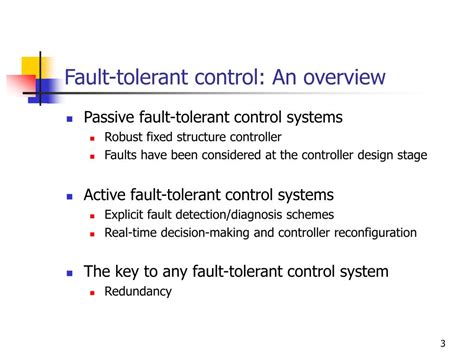 Ppt Fault Tolerant Control System Design And Analysis Powerpoint Presentation Id 328633