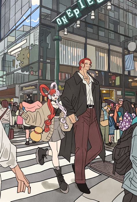 Uta And Shanks One Piece Drawn By Takeuchi Ryousuke Danbooru