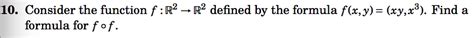 Solved Consider The Function F R R Defined By The Chegg Com