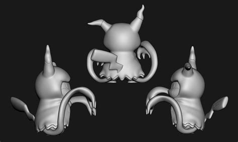 Pokemon Pikachu Cosplay Mimikyu Free 3d Model 3d Printable Cgtrader