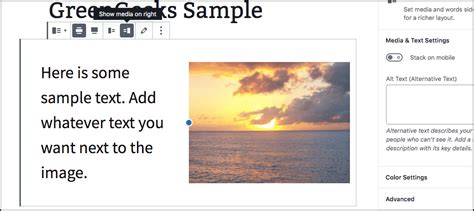 How To Add And Align Images In Wordpress Gutenberg Block Editor Greengeeks