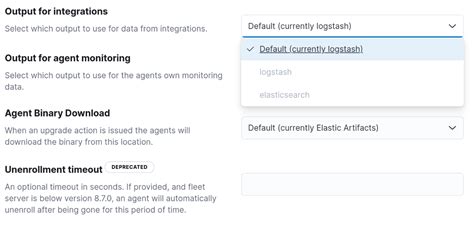 Unable To Save Fleet Settings Logstash Output Elastic Agent
