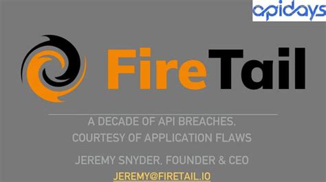 Apidays New York 2023 A Decade Of Api Breaches Courtesy Of Application Flaws Jeremy Snyder