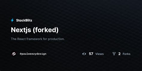 Nextjs Forked Stackblitz Nextjs Forked Stackblitz