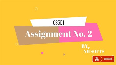 Cs510 Assignment No 2 Solution Spring 2021~ Cs510 Assignment 2 Solution Spring 2021 Youtube