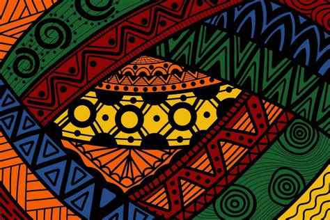 Download Vibrant African Print Patterns Wallpaper