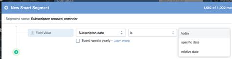 Autopilot Create A Date Based Smart Segment Ortto Help