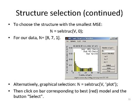 6 Model Structures 1 Arx Model Structure In