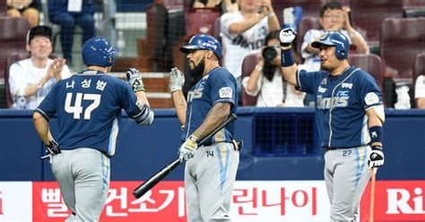 오쎈 현장분석 8타점 합작 Nc 리그 최강 클린업 트리오