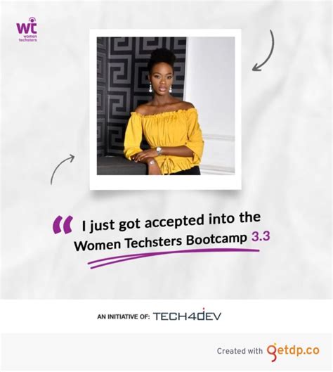 Sophia Kalagbor On Linkedin Tech4dev Womentechstersbootcamp Womentechsters