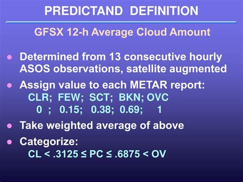 Ppt Model Output Statistics Mos Objective Interpretation Of Nwp Model Output Powerpoint