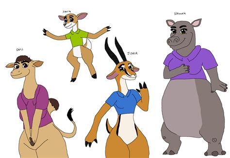 Anthro Animals 8 By Phoenixalaris On Deviantart