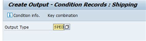 Output Type Sped Trigger Inbound Delivery After Pg Sap Community