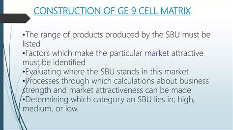 Ge Nine Cell Matrix PPTX