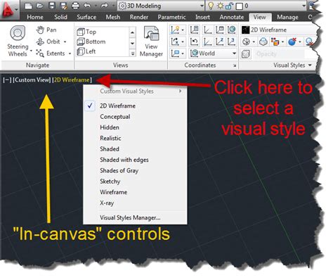 3d Visual Styles Autocad Tips