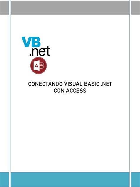 Conexion Visual Basic Y Access Pdf Ventana Informática Bases De