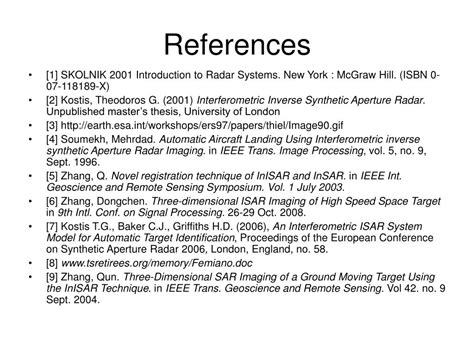 Ppt Interferometric Inverse Synthetic Aperture Radar Inisar Powerpoint Presentation Id 4414068