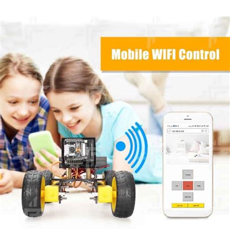 Wi Fi Control With Camera Function Smart Robot Car Kit With Programming Code Roboticsdna