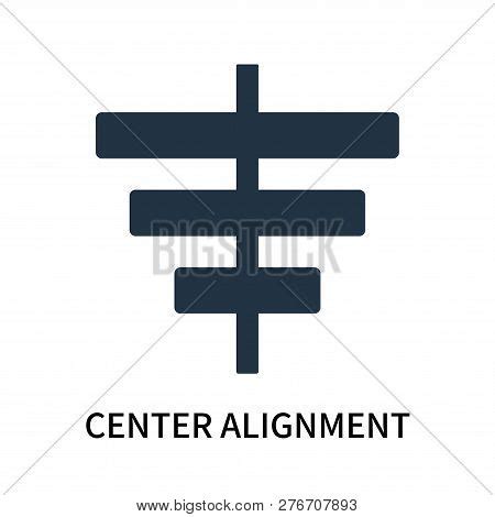 Center Alignment Icon Vector Photo Free Trial Bigstock