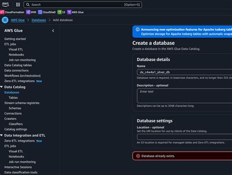 c4w4 capstone project part 1 4 2 terraform apply error database
