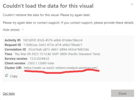 Couldnt Load The Data For Visual Microsoft Fabric Community