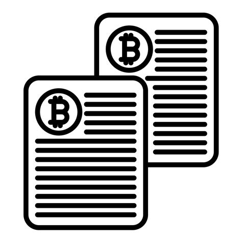 Digital Ledger Line Icon 14721635 Vector Art At Vecteezy