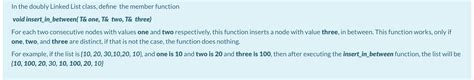 Solved Dnode And Doubly Linked List Classes Template