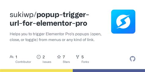 Github Sukiwppopup Trigger Url For Elementor Pro Helps You To