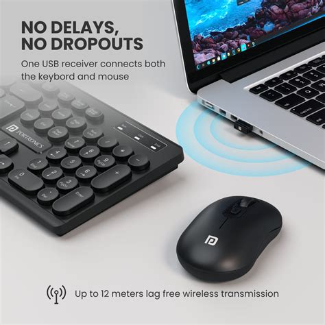 Shop Portronics Key6 Combo Wireless Keyboard And Mouse Online