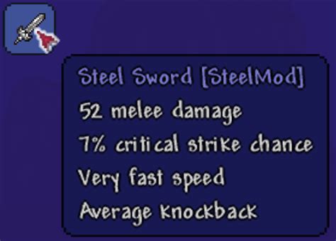 Tmodloader Modding Tutorial 2 Basic Item And Sword Terraria