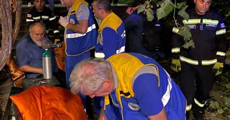 თბილისში მელიქიშვილის ქუჩაზე ხე წაიქცა და ადამიანი მოიყოლა