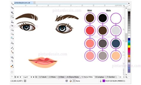 Membuat Vector Wajah Simple Pintardesain
