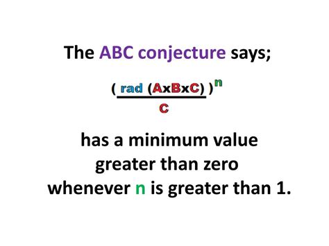 PPT Activity The ABC Conjecture PowerPoint Presentation Free Download ID