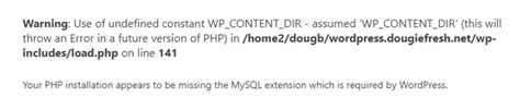Como Corrigir O Erro Missing Mysql Extension Ajuda Hostgator