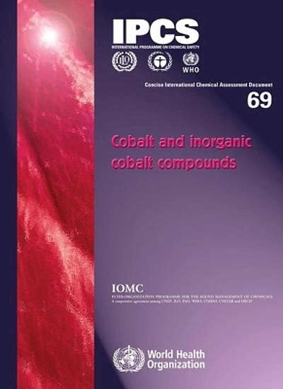 Cobalt And Inorganic Cobalt Compounds Concise International Chemical