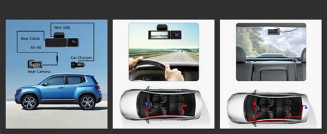 AZDOME M550 Pro 3ch DASH CAM Smart Reliable Recording