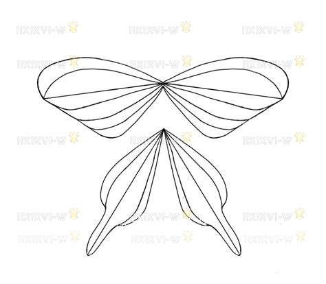缠花蝴蝶图纸 哔哩哔哩