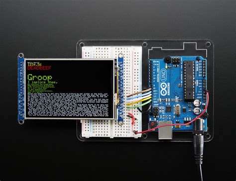 spi wiring and test adafruit 3 5 320x480 color tft touchscreen