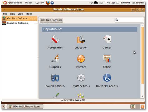 Ubuntu 910 Alpha 6 Has Ubuntu Software Store