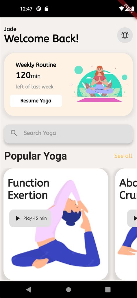 Github Ambedgar777yogaapp Yoga App Ui Build In Flutter Flutter