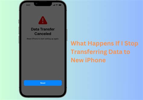 What Happens If I Stop Transferring Data To New Iphone