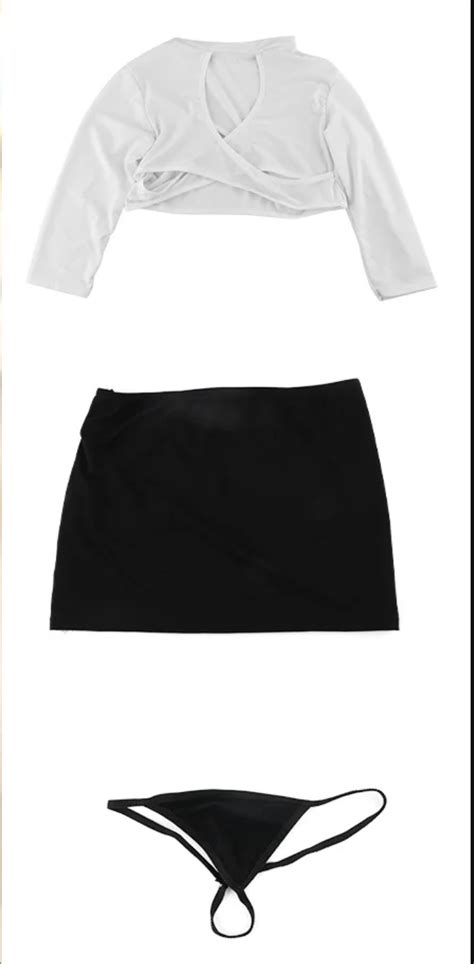 Sexy Secretary Uniform Role Play Clothes