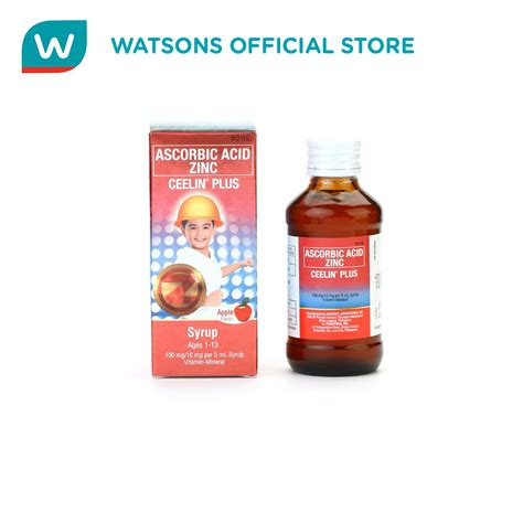 Ceelin Plus Syrup Apple Flavor 60ml Lazada Ph