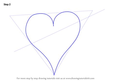 How To Draw Heart With Arrow Love Step By Step DrawingTutorials Com