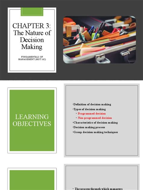 Chapter 3 Decision Making Pdf Decision Making Psychological Concepts