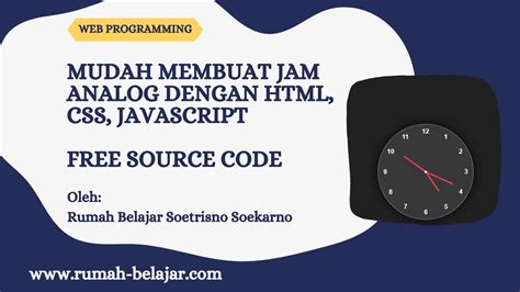 Ngabuburit Coding Membuat Jam Analog Dengan Html Css Javascript