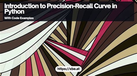 How To Draw Precision Recall Curve In Python