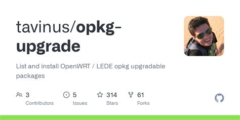 GitHub Tavinus Opkg Upgrade List And Install OpenWRT LEDE Opkg Upgradable Packages